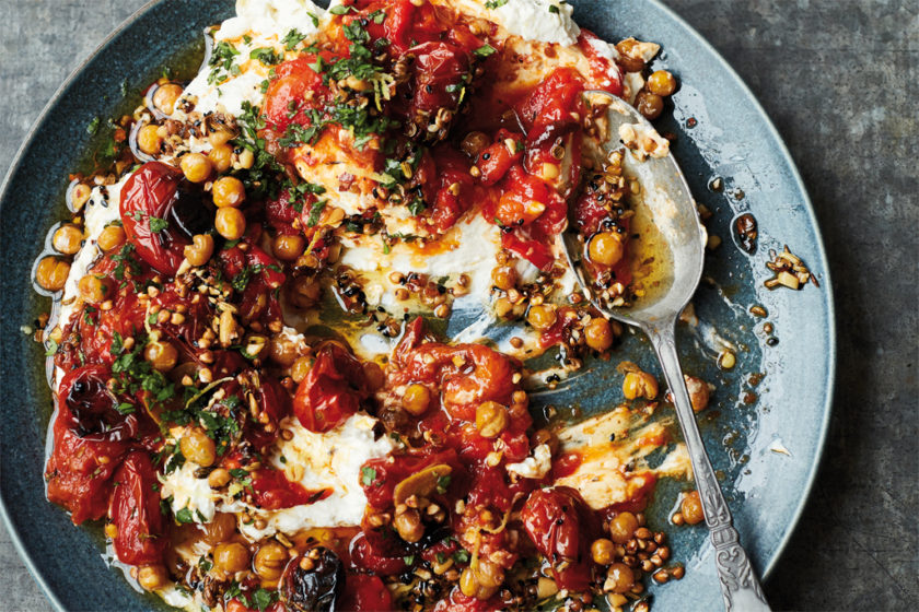 Recipe: Jemima Jones and Lucy Carr-Ellison's Red Pepper and Labneh Dish