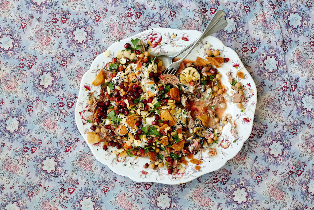 Recipe: Ravinder Bhogal's Lamb and Aubergine Fatteh