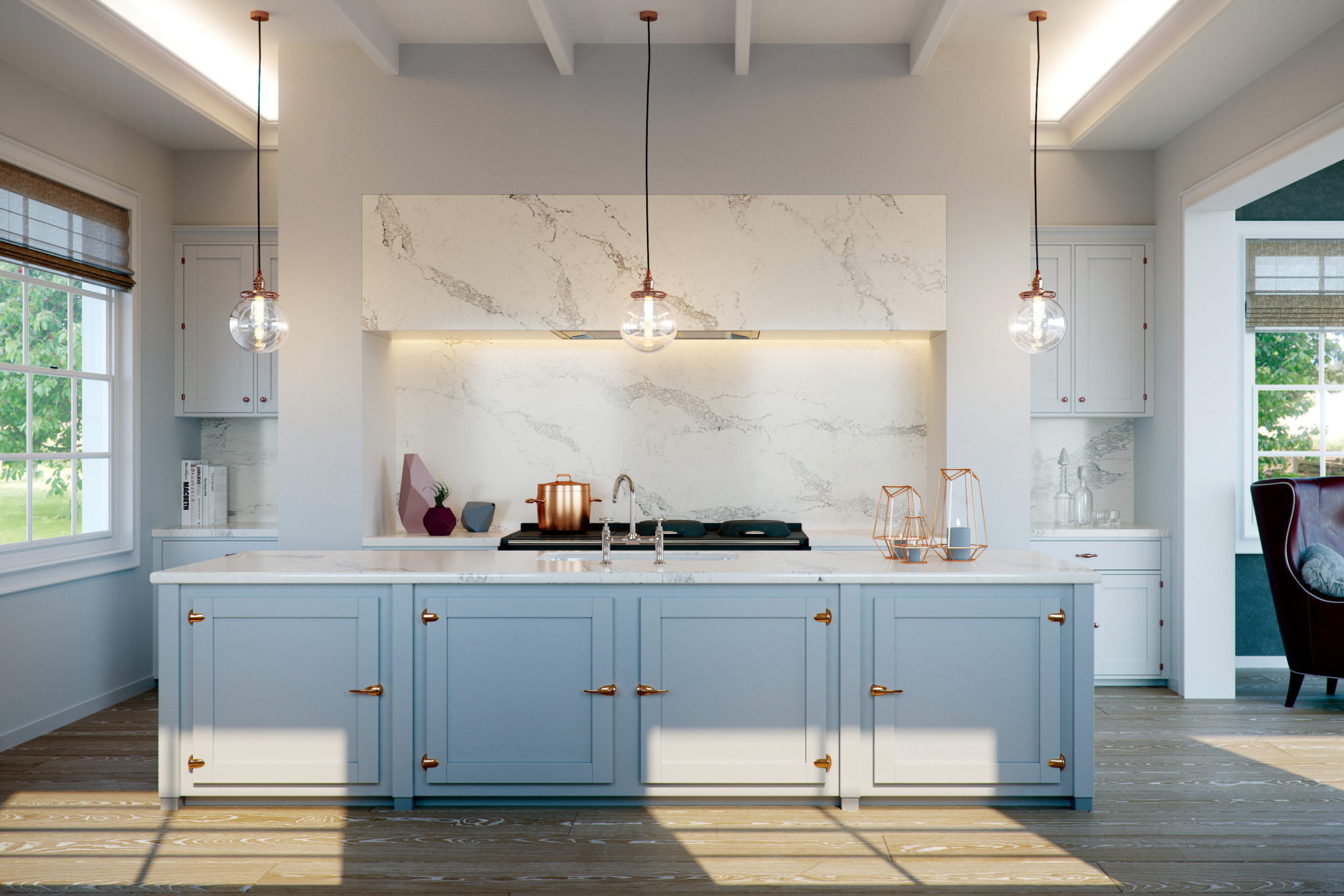 How To Nail A Marble Kitchen - Interiors