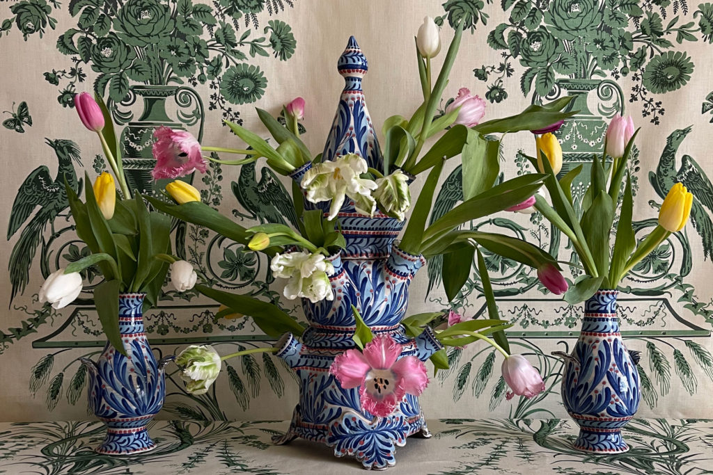 Tulipieres are the 'it' Vases for Tablescaping - Interiors