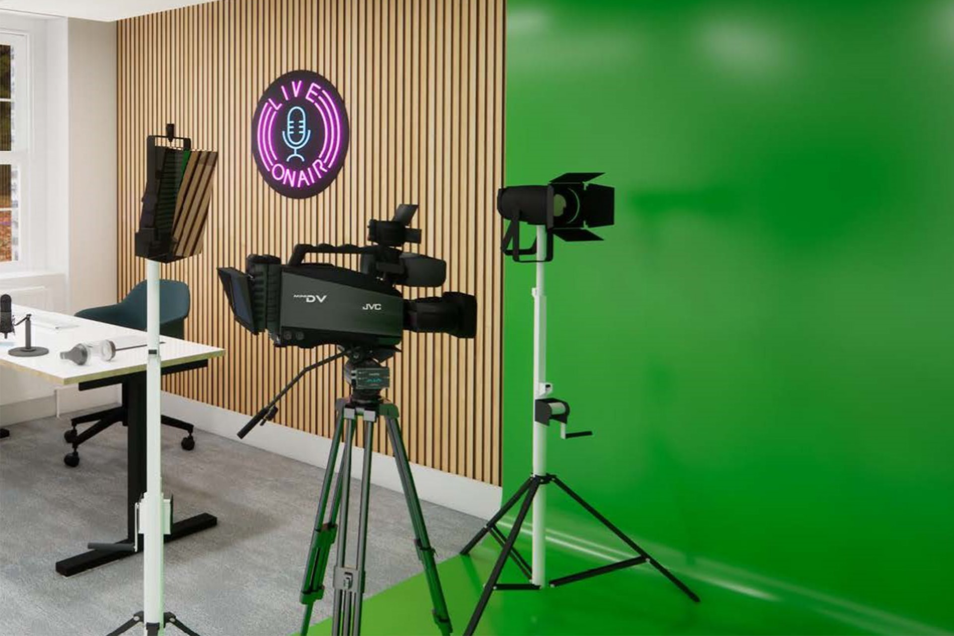 Is This The First School To Have a Designated Podcasting Studio?