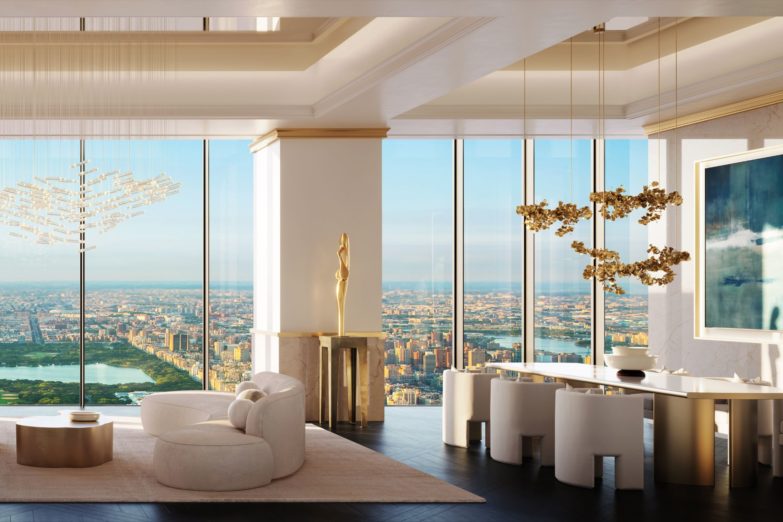 Inside A $110M Penthouse On Billionaires' Row, New York