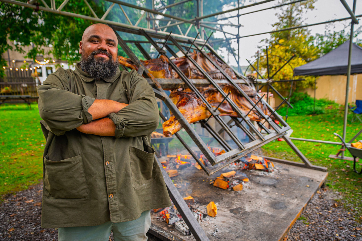Meet The Chef Behind BBC One’s Flaming Feasts, Chris ‘Flamebaster’ Roberts