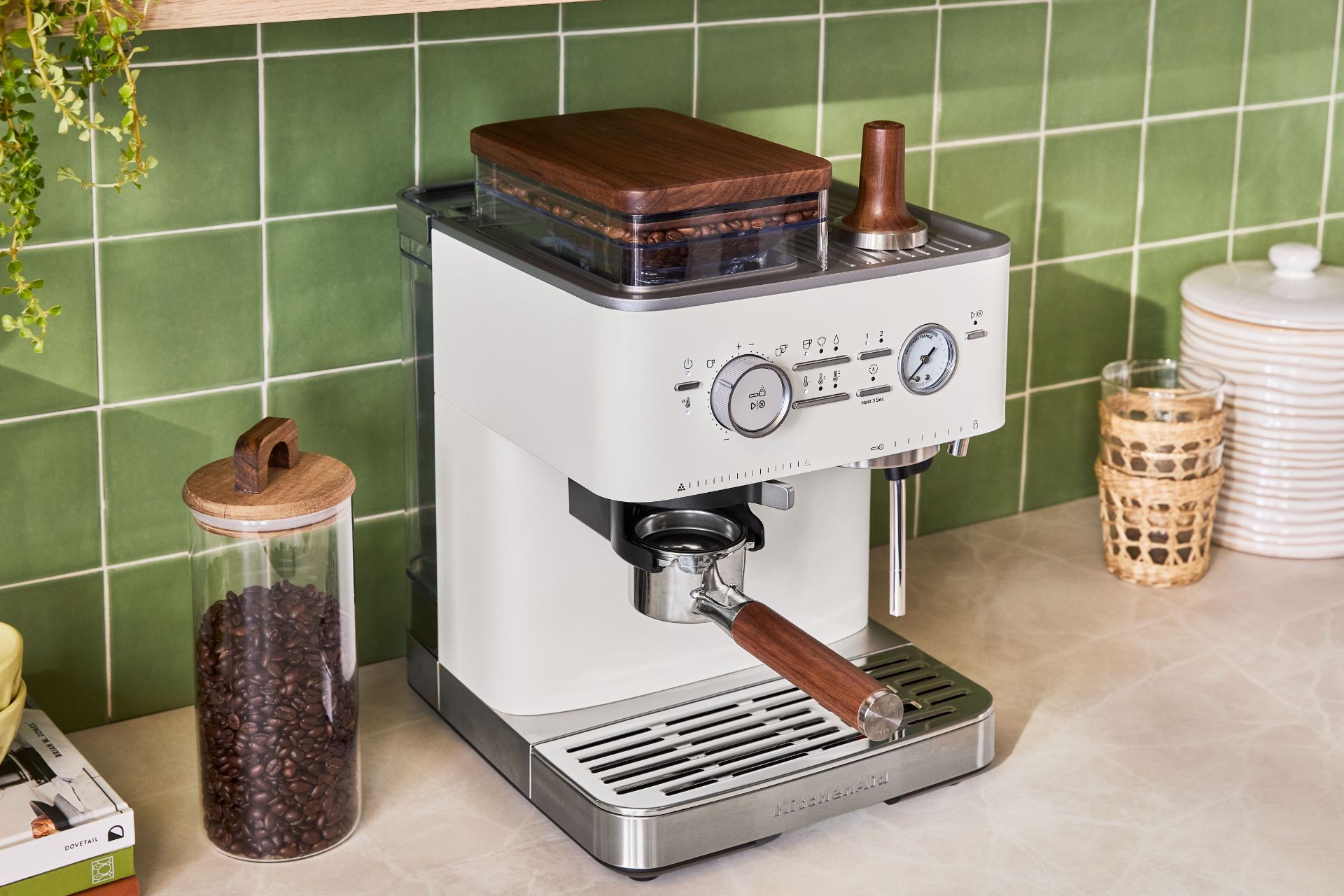 Win A KitchenAid Espresso Machine With Walnut Accessory Kit